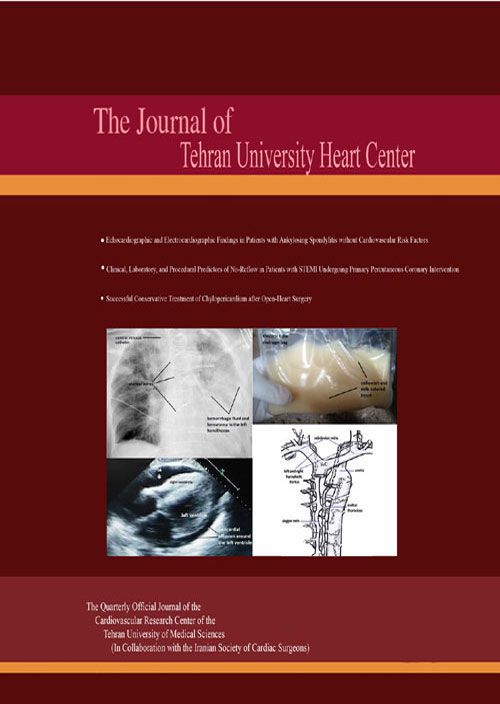Magiran | The Journal of Tehran University Heart Center، Volume:16 ...